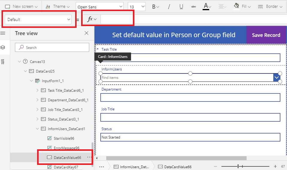 Set Default Value To Person Or Group Field In PowerApps Set Default Value To Person Or Group Field In PowerApps